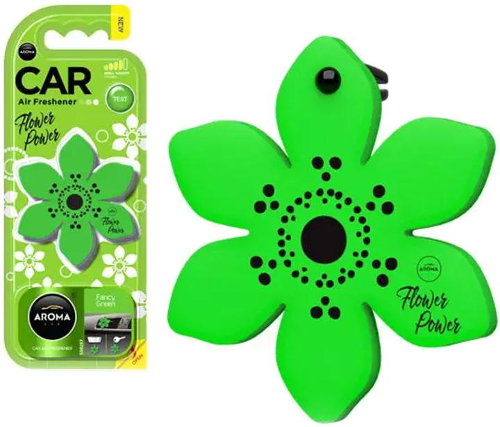 Ароматизатор Aroma Car (полимер) Flower Fancy Green 3 шт (2000081930744 ...