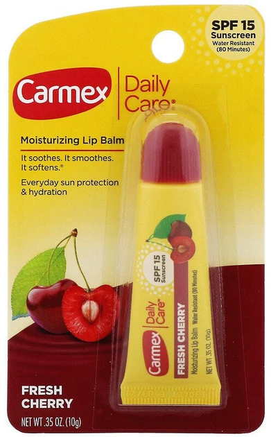 Бальзам для губ Carmex Cherry Lip Balm Tube 10 г Вишня (083078009557 ...