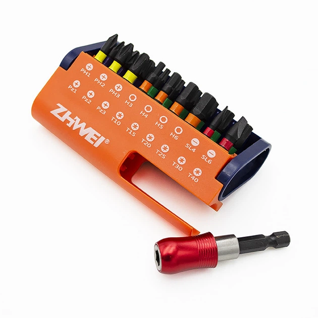 Набор бит торсионных 18 шт. ZHWEI и магнитный удлинитель с замком ...