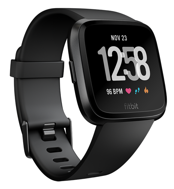 Умные часы с оптическим пульсометром Fitbit Versa, black – фото, отзывы ...