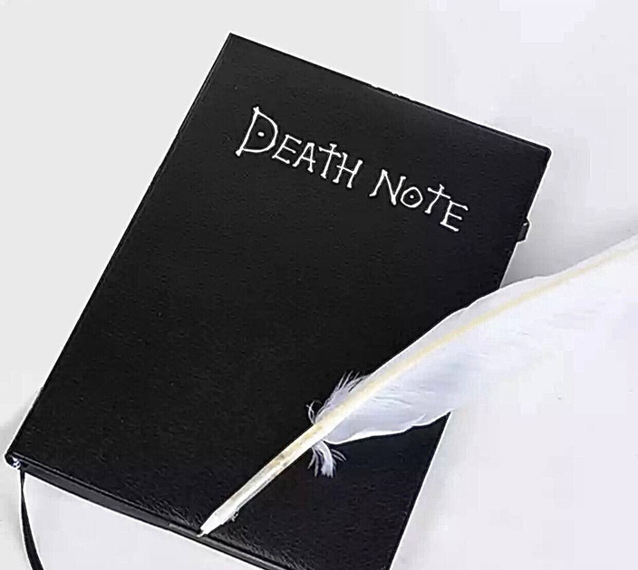 Дневник смерти черный с ручкой перо Death Note – фото, отзывы ...