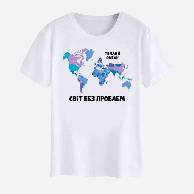 Футболка женская Love&Live World without problems LLP03281 M Белая ...