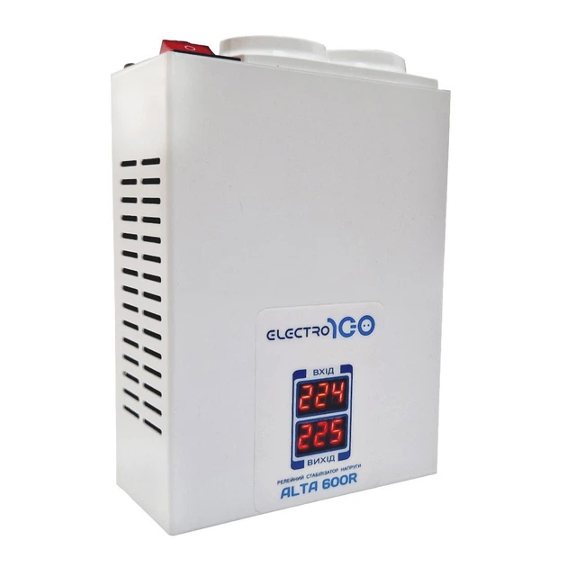 Стабилизатор напряжения Electro100 ALTA 600R (600 Вт) (2 в 1 - для котла и холодильника ...