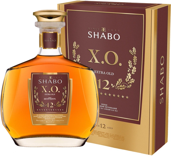 Бренди Украины Shabo X.O 12 виноградный 12 лет выдержки 0.5 л ...
