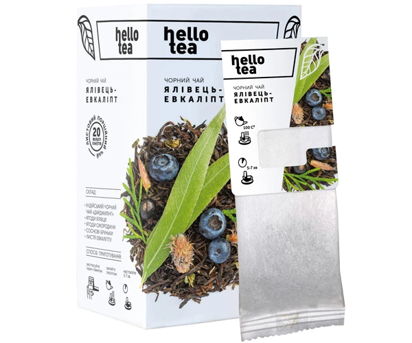 Чай Hello Tea “Можжевельник – Эвкалипт” 20шт от продавца: Krystal-trade ...