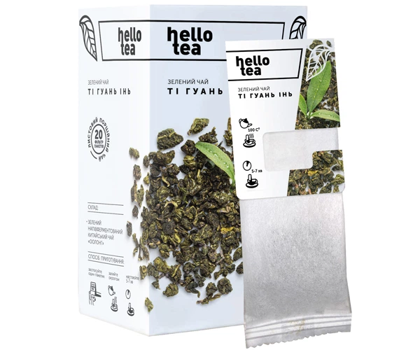 Чай Hello Tea "Ті Гуань Інь" 20шт від продавця: Krystal-trade – ROZETKA ...