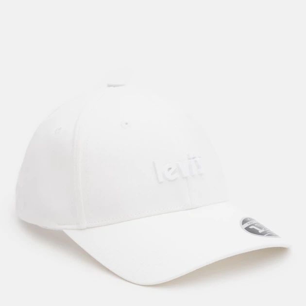 Кепка женская Levi's WOMEN'S POSTER LOGO FLEX FIT CAP 234798-6-50 One Size Brilliant White ...