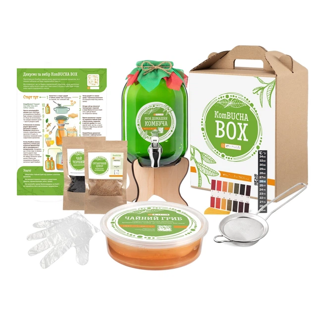 Набір для виготовлення Комбучі максимальний KomBUCHA BOX PRO від ...
