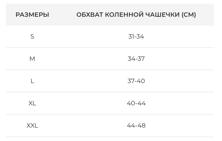 Бандаж на колено (надколенника) с разъемной верхней частью Orthopoint ...