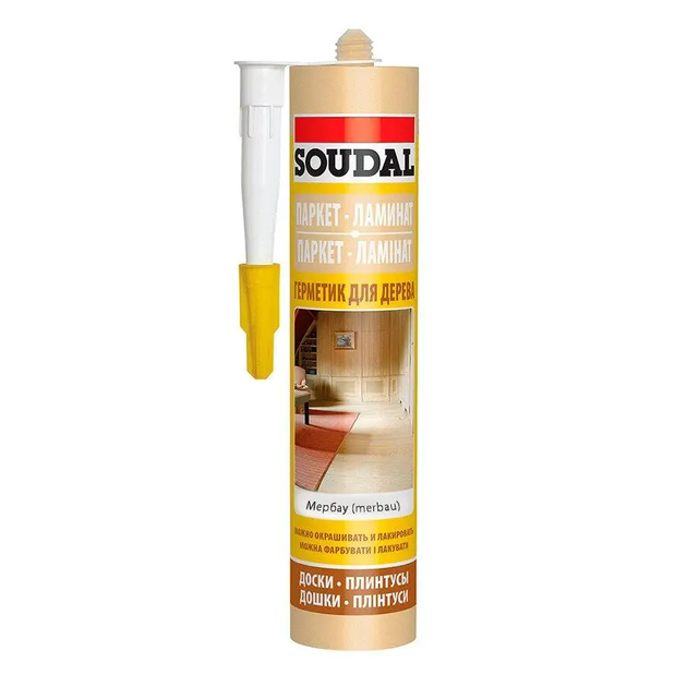 Герметик SOUDAL герметик для дерева Мербау 280 мл – низкие цены, кредит ...