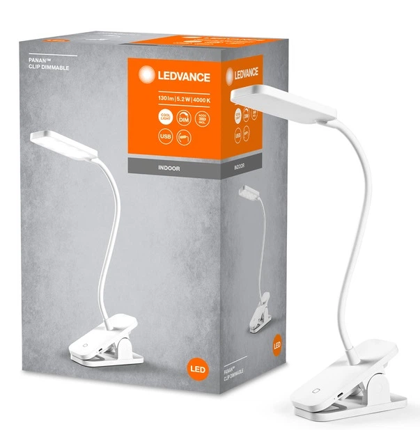 Настольная лампа с аккумулятором LEDVANCE PANAN CLIP SQUARE 5W 130 lm ...