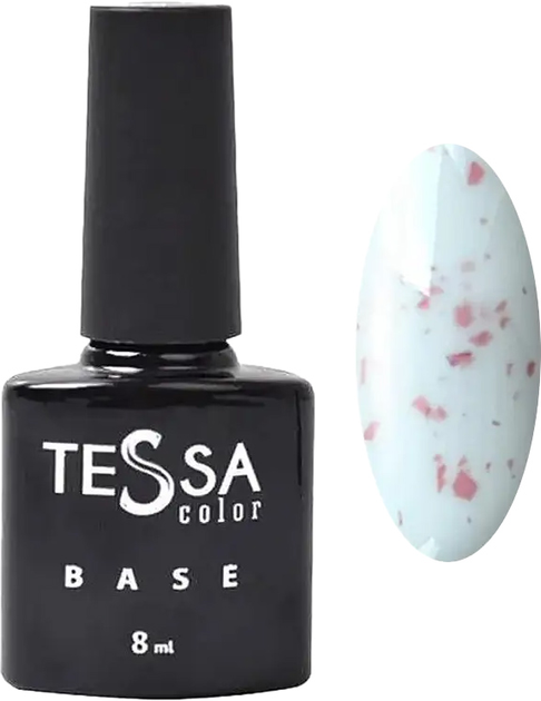 Основа каучуковая для гель-лака Tessa Color Base Milk Pink 8 мл ...