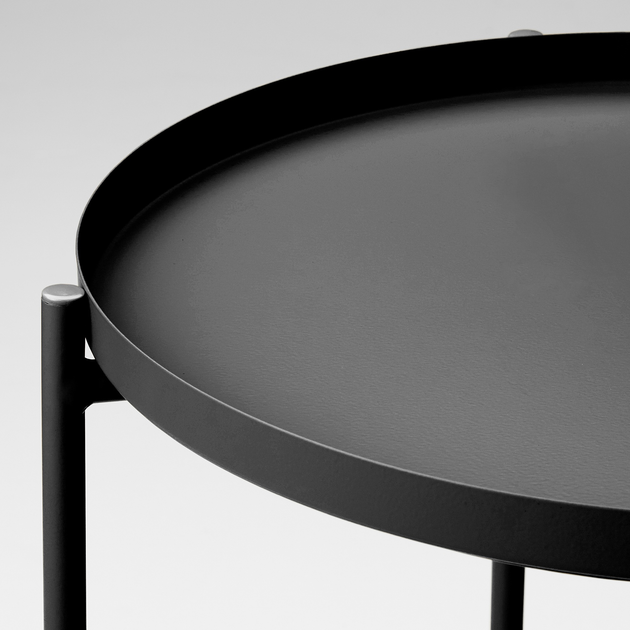 Журнальний столик GLADOM IKEA 504.119.90 чорний – фото, отзывы ...