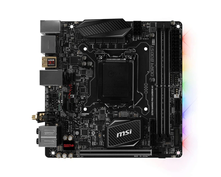 Материнська плата MSI Z270I Gaming Pro Carbon AC LGA 1151v1 (H270 PC MATE) Б/В – фото, відгуки ...