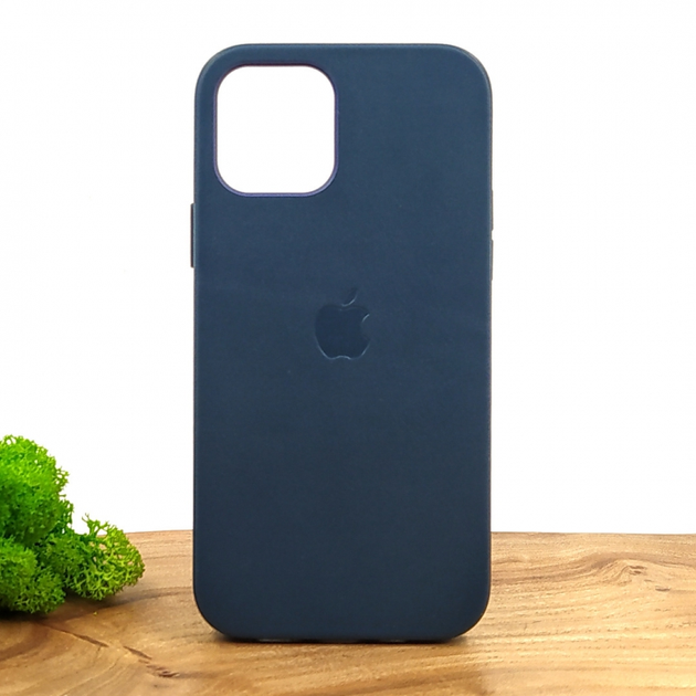 Кожаный чехол Molan Leather Case для Apple iPhone 12 Pro Blue – фото ...