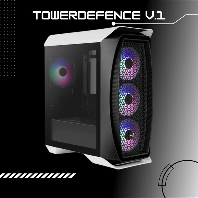 Игровой ПК TowerDefence v1 (RX 5600 XT 6GB / i3-12100F / DDR4 16GB / SSD 128GB / HDD 500GB ...