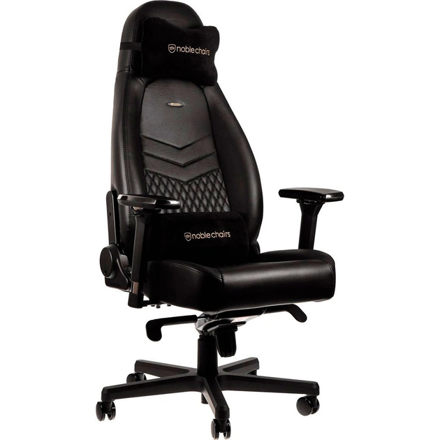 Кресло для геймеров Noblechairs ICON Real Leather Black натуральная ...