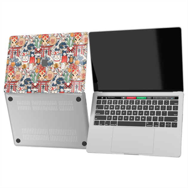 Чехол пластиковый для Apple MacBook Air 13 M2 M3 M4 2022-2025 (Японский ...