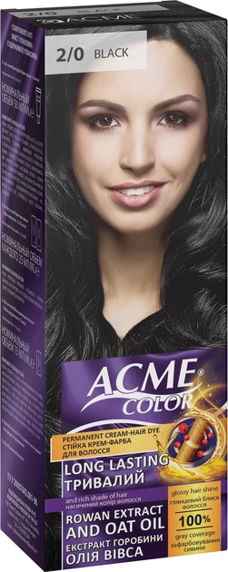 Крем-фарба Acme Color EXP Чорний 2/0 115 мл (4823115500014) – купити ...