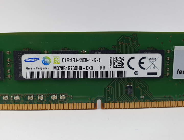 Оперативная память Samsung DDR3 8Gb 1600MHz PC3-12800U (M378B1G73QH0 ...