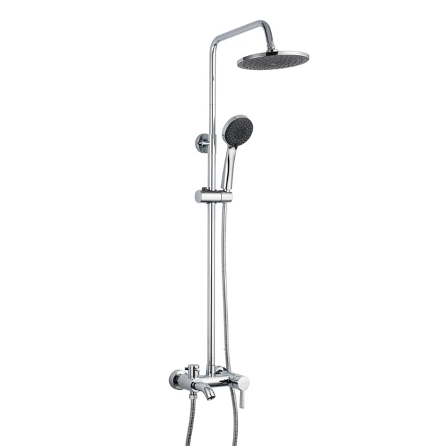 Душевая система с верхним душем Frap H24 F2416, излив, лейка 3 режима, хром – фото, отзывы ...