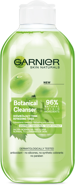 Тоник Garnier Skin Naturals Основной уход 200 мл (3600542050586 ...