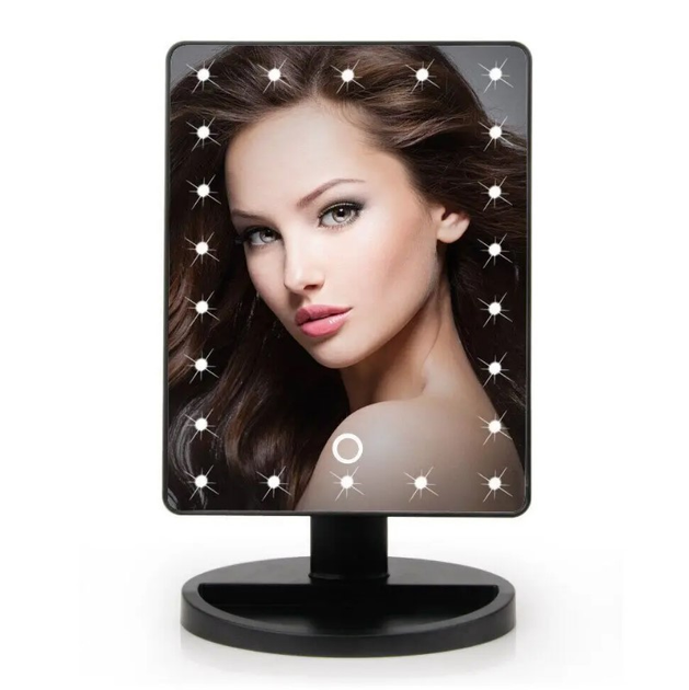 Косметическое настольное зеркало с подсветкой Smart Touch (22 Led, для ...