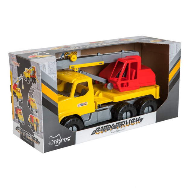 Игрушечный автокран "City Truck" 39366 со стрелой – фото, отзывы ...