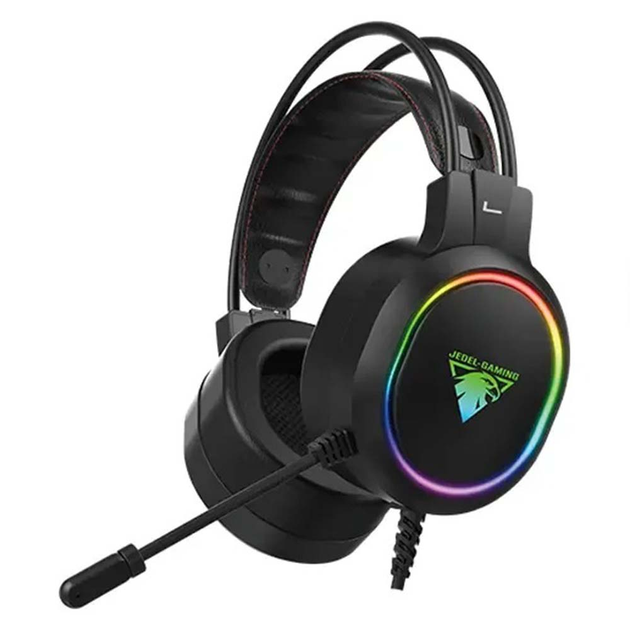 Наушники игровые JEDEL GH-234 проводные USB с микрофоном купить в ...