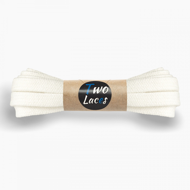 Хлопковые шнурки для обуви Two Laces плоские 10 мм, длина 140 см ...