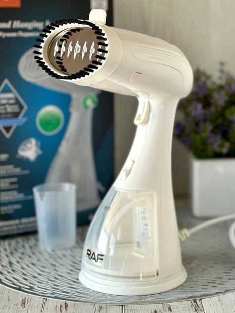 Ручний відпарювач для одягу RAF R.1214W потужність 1500Вт вертикальна парова праска Білий – фото ...