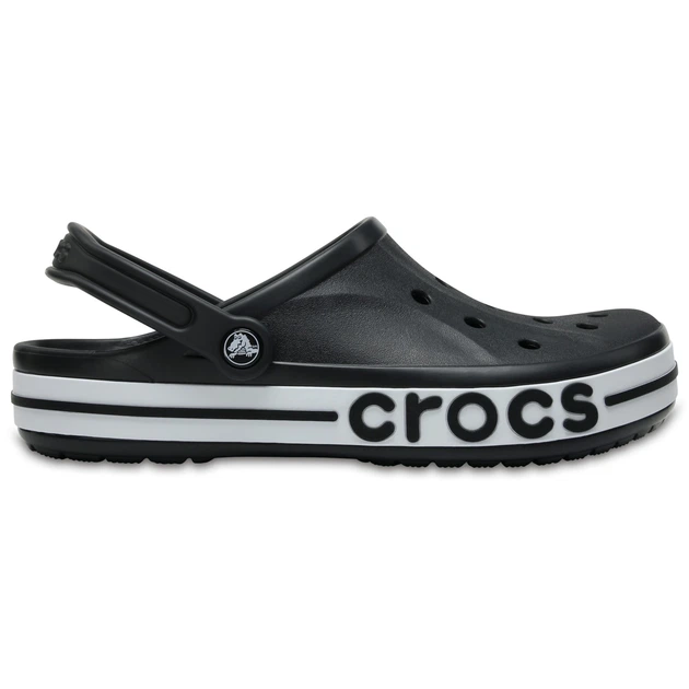 Женские кроксы Чёрные Crocs Bayaband Clog Black / White 205089-066 38 (M6-W8) – Оригинальная ...