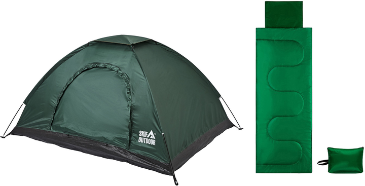 Палатка SKIF Outdoor Adventure I. 200x150 см + спальный мешок Champion ...