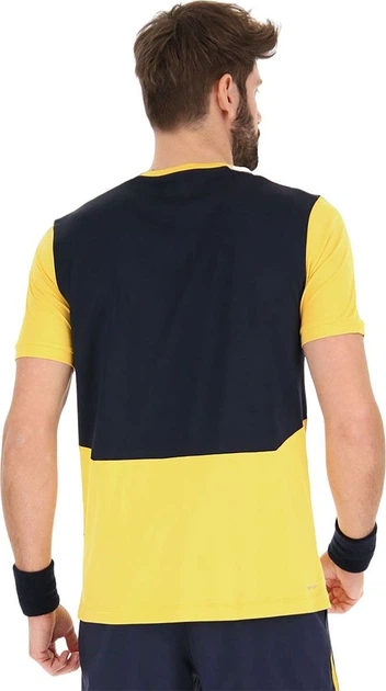 Футболка для тенниса Lotto TOP IV TEE 1 желто-темно-синяя 2XL 217340 ...