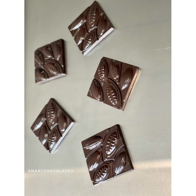Шоколад веган черный SmartChocolate Пралине Фундук без сахара 75г ...