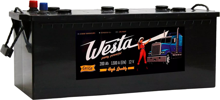 Автомобильный аккумулятор WESTA 6CT-200 А (3) Pretty Powerful – фото ...