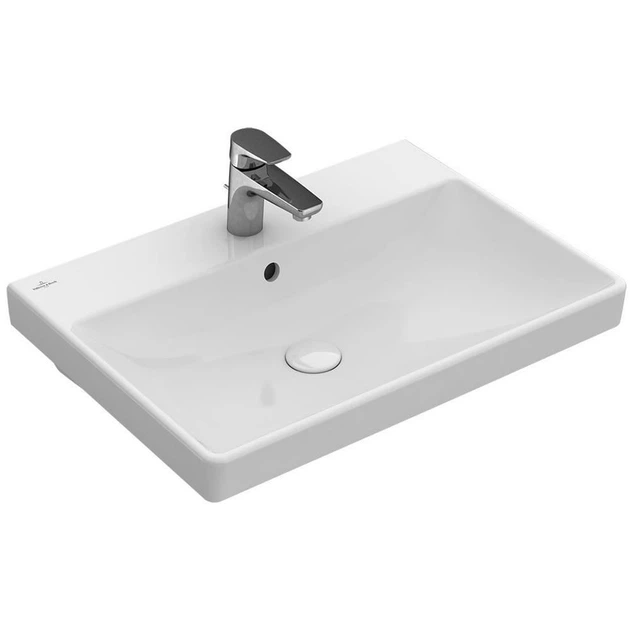 Умывальник VILLEROY & BOCH AVENTO 41586001, белый – фото, отзывы ...