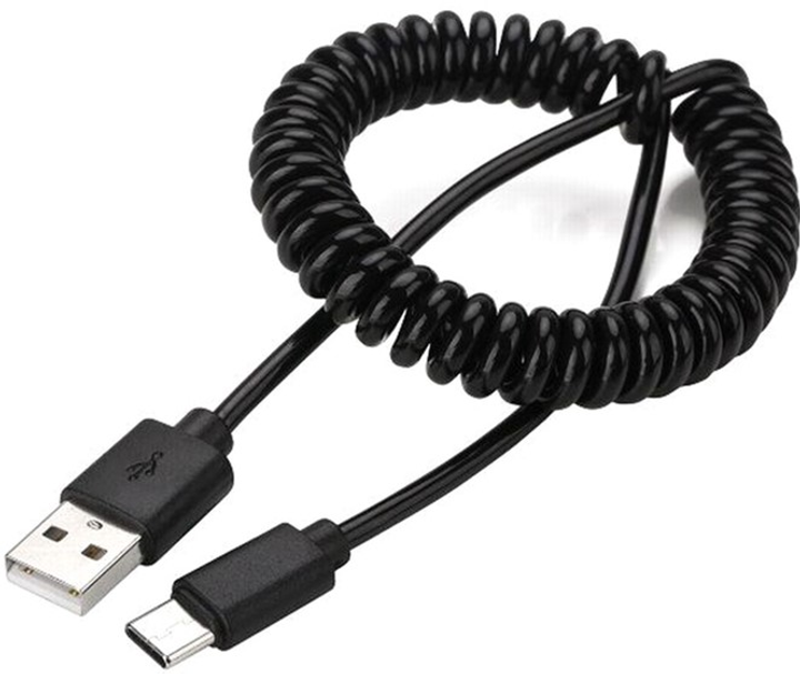 Кабель спиральный Cablexpert Usb 2 0 Type A папа Type C папа 1 8