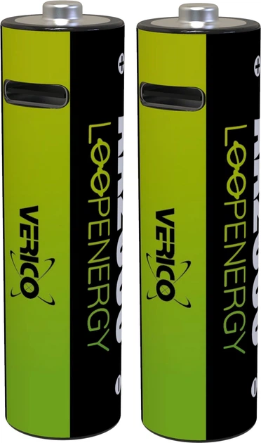 Акумуляторна батарея Verico Loop Energy AA USB Type-C 2550mWh/1700mAh ...