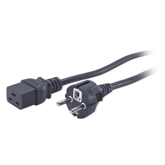 Кабель питания APC AP9875 C19–CEE/7 Schuko 2.5м Черный – фото, отзывы ...