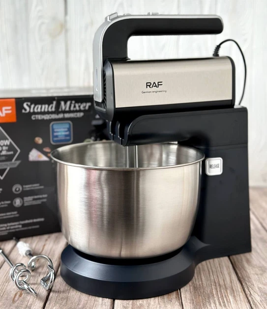 Стационарный ручной миксер RAF R.6652 с чашей 3.5 л 1000W – фото, отзывы, характеристики в ...