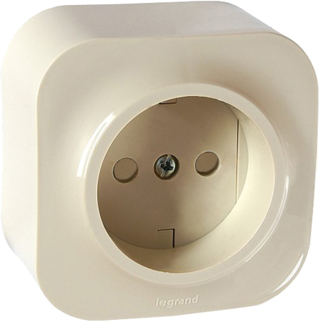 Розетка Legrand Quteo 2к + 3 со шторками Слоновая кость (782250) – фото ...