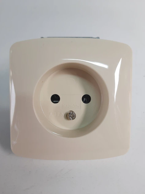 Механизм розетки без заземления, сл. кость, ABB Tango 5518A-A1449 CX – фото, отзывы ...