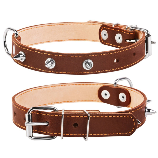 Ошейник для собак Collar двойной с шипами (ширина 25 мм, длина 38-50 см ...