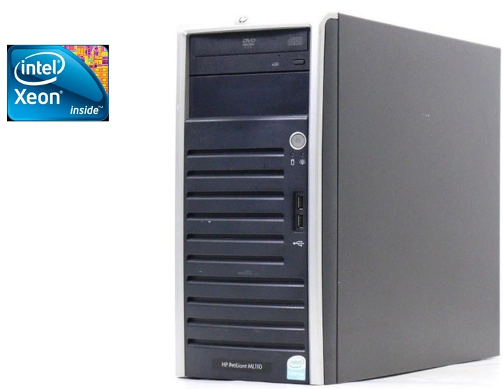 Робоча станція HP ProLiant ML110 G5 Tower / Xeon X3330 (4 ядра по 2 ...