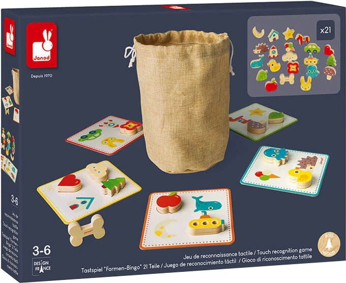 Настольная игра Janod Лото Изучаем формы (J05318) (3700217353186 ...