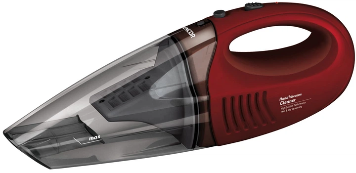 Аккумуляторный автомобильный пылесос Sencor SVC190R красный – фото ...