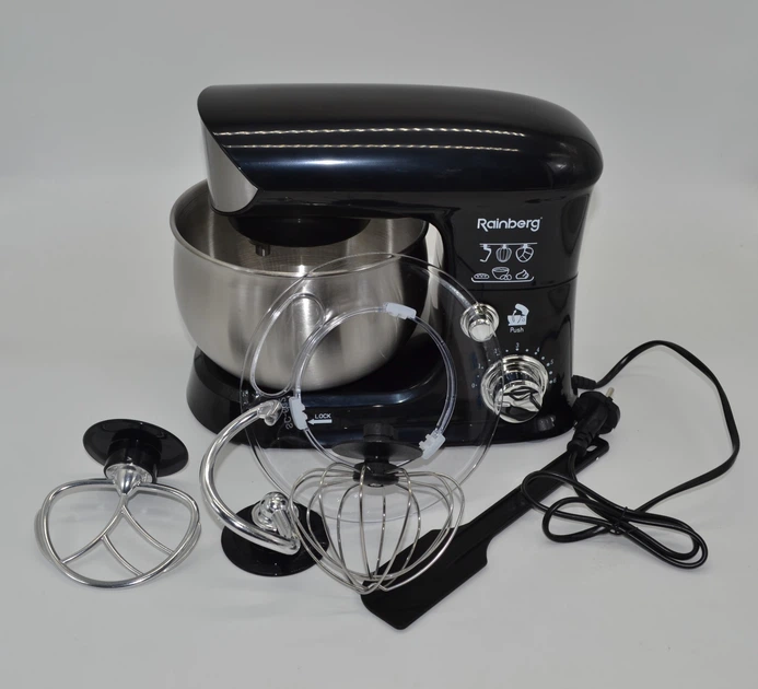 Кухонний комбайн - тістоміс Rainberg RB 8083 3200 Вт Чорний – фото, відгуки, характеристики в ...