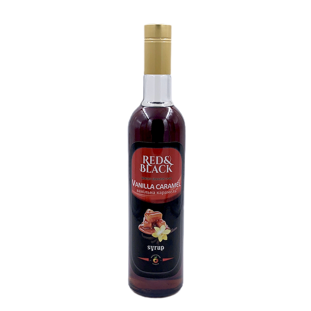 Купить Сироп Red&Black Ванильная карамель 900 г – ROZETKA. Выгодная ...