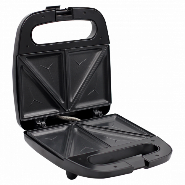 Сендвичница бутербродница Domotec Ms 7777 1000 Вт Черная (bks_01680 ...